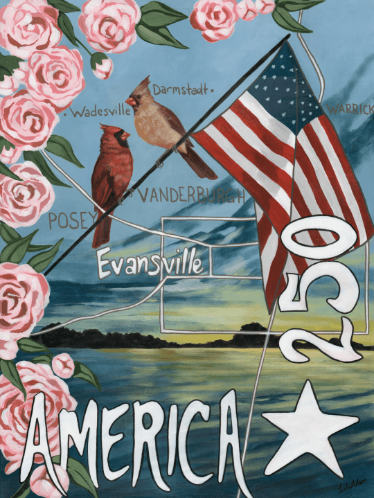 Winning Evansville entry chosen for America 250 poster project