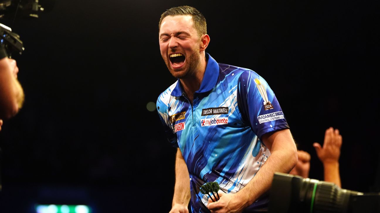 Premier League Darts: Luke Humphries into play-offs after ending ...