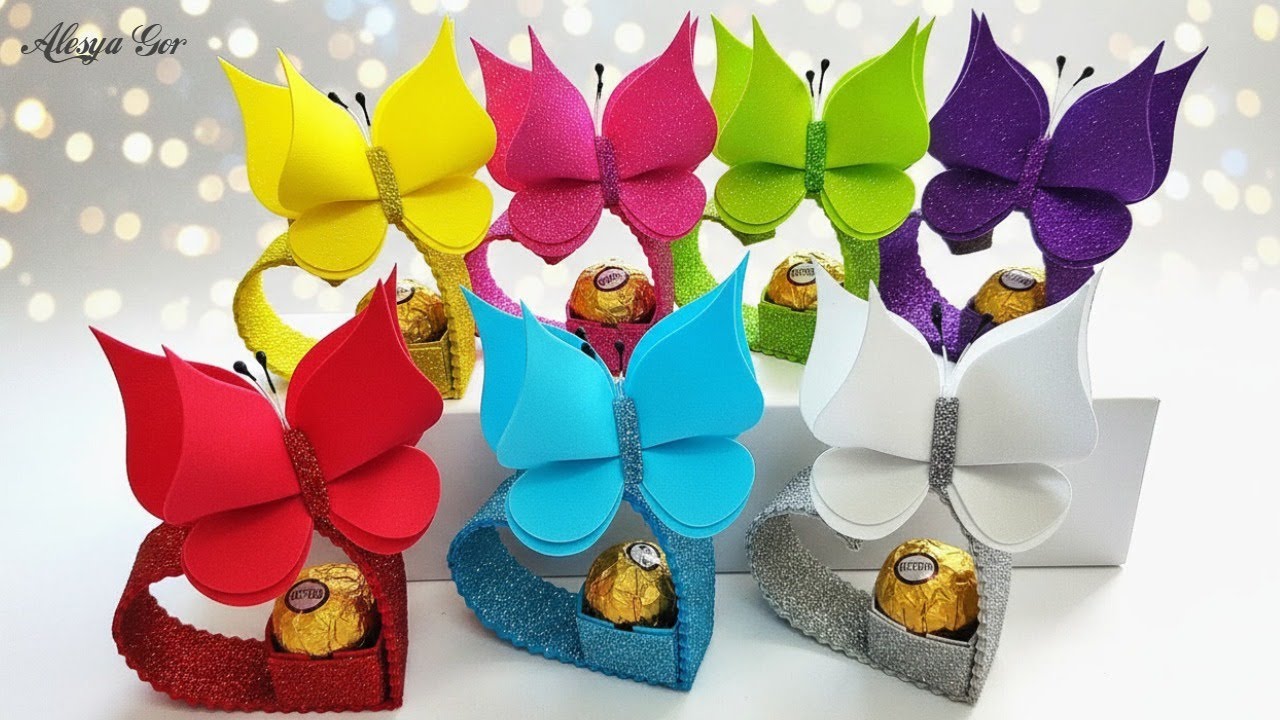 Wow! How to make a butterfly with a surprise, simple and easy