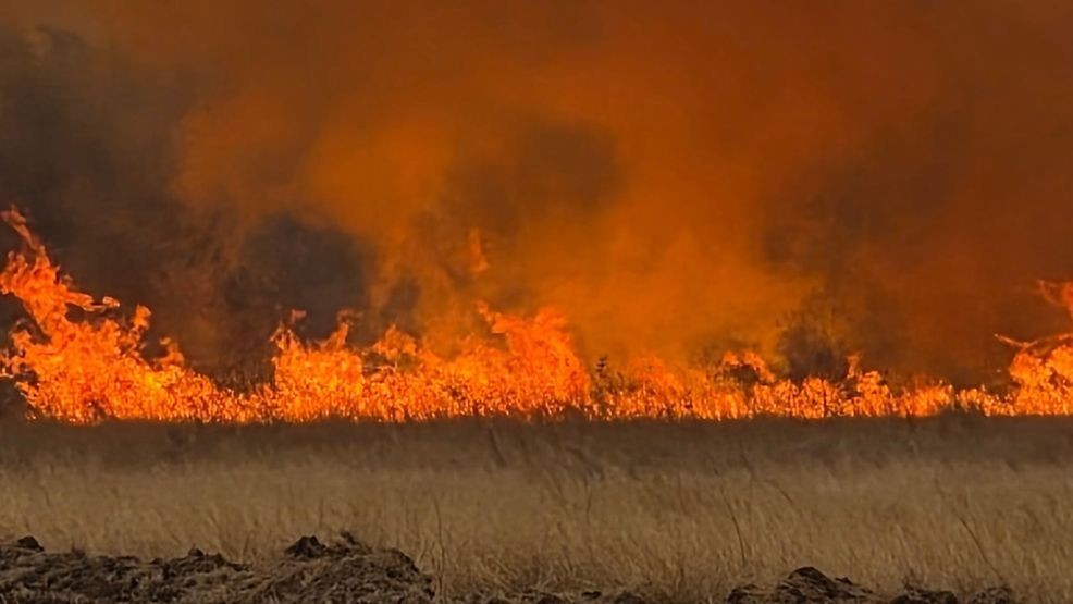 Multiple wildfires burning in TX & OK panhandles, eastern NM
