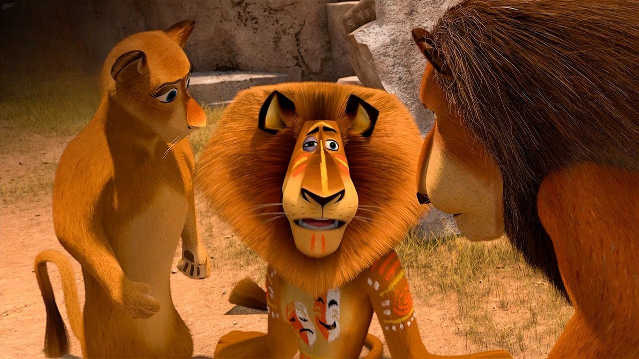 Alex doesn't realize he's supposed to fight Madagascar Escape 2 Africa
