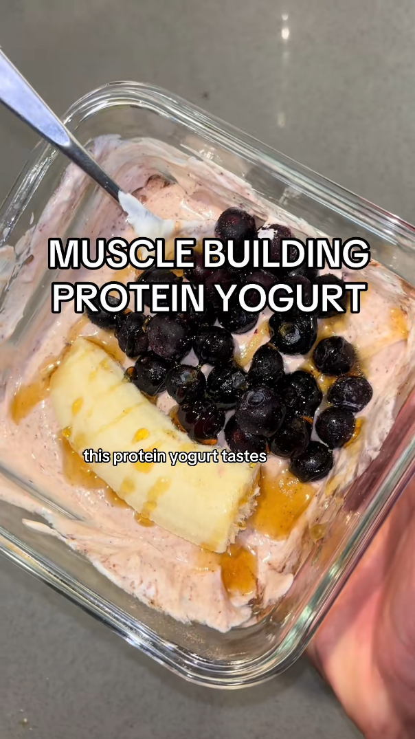 High protein dessert bowl for a clean snack