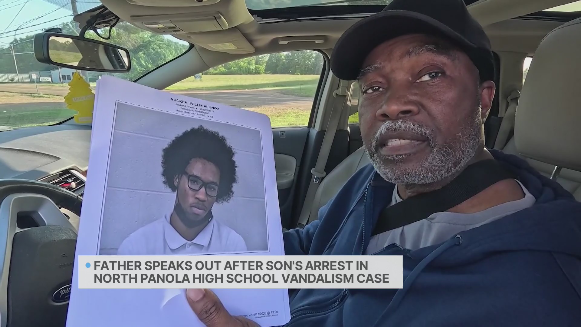 Father denies son's involvement in Panola County HS vandalism