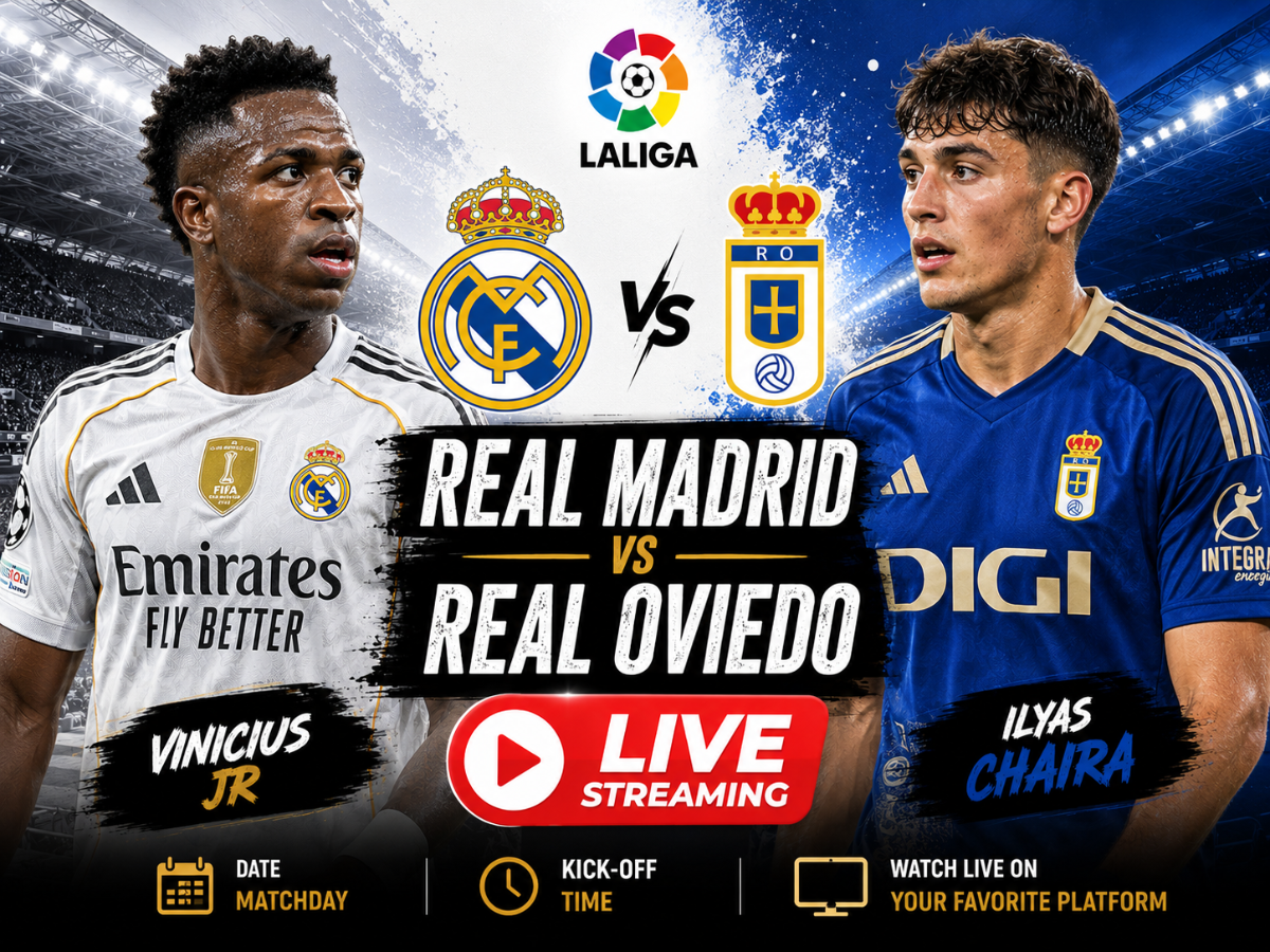 Real Madrid vs Real Oviedo live: La Liga live streaming watch in Spain ...