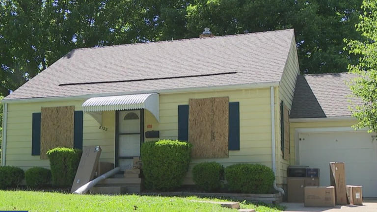 Kansas City couple shocked as new home catches fire hours before move-in