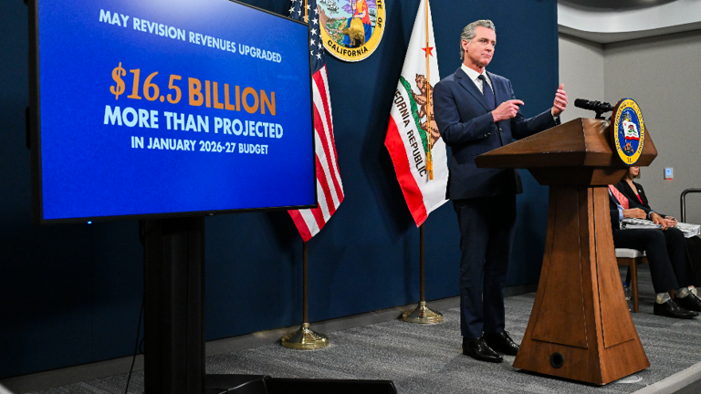 Gov. Gavin Newsom follows Jerry Brown's path in last budget
