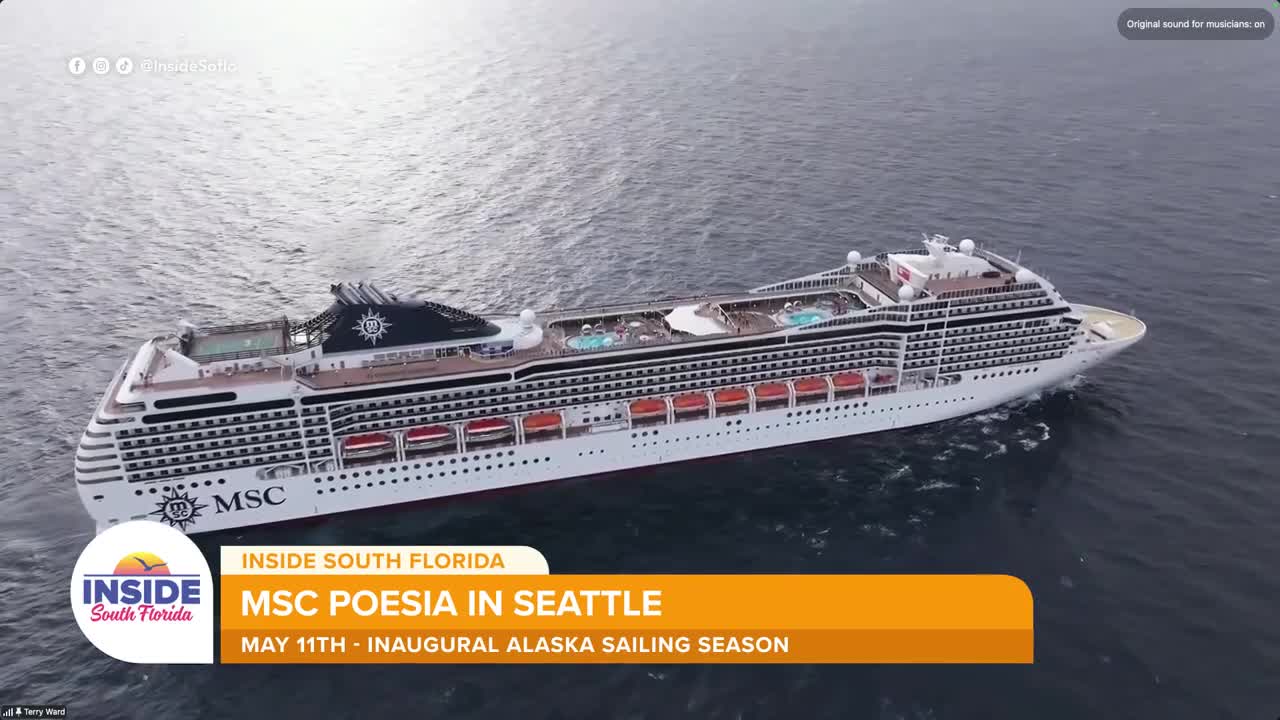 MSC Poesia sets sail from Seattle for its inaugural Alaska cruise season