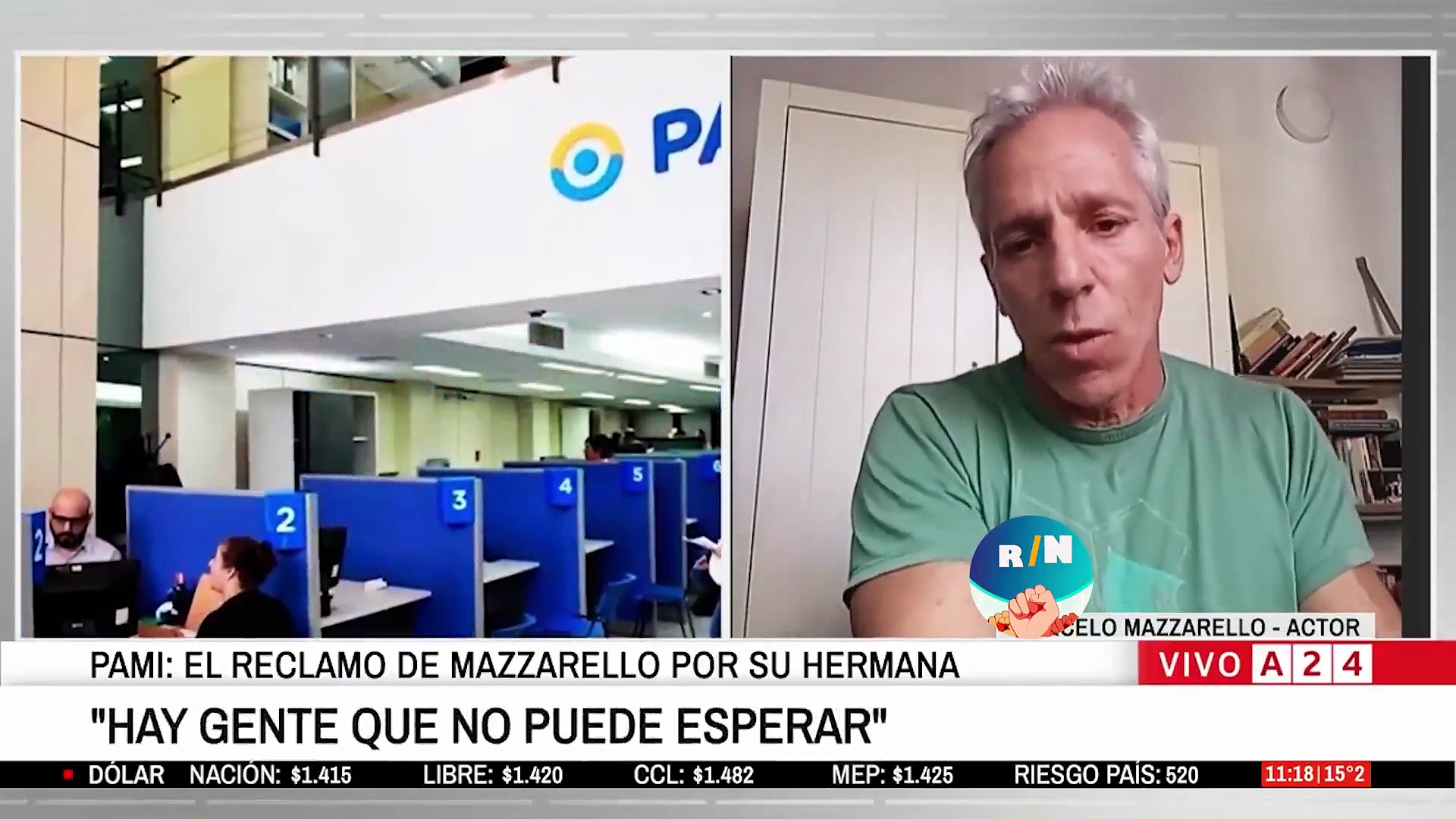 Marcelo Mazzarello se arrepintió de votar a Milei