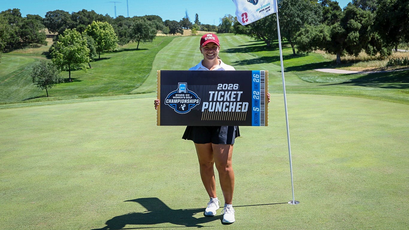 Emma Bunch first NMSU women’s golfer at nationals since 2002