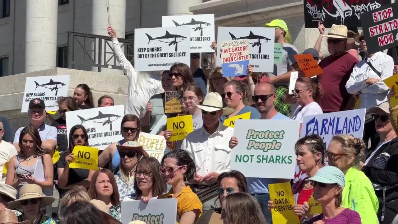 Hundreds demand Utah political leaders walk back data center project