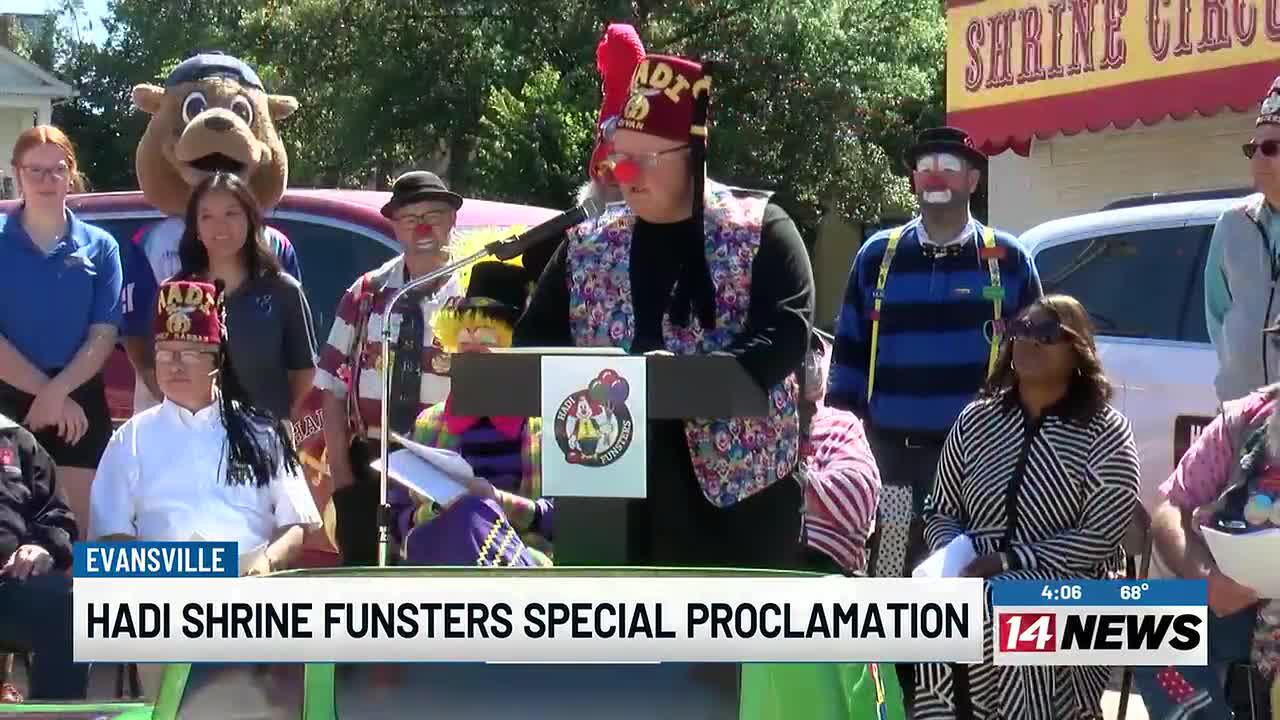Gov. Mike Braun names May as Hadi Shriners Funsters Month