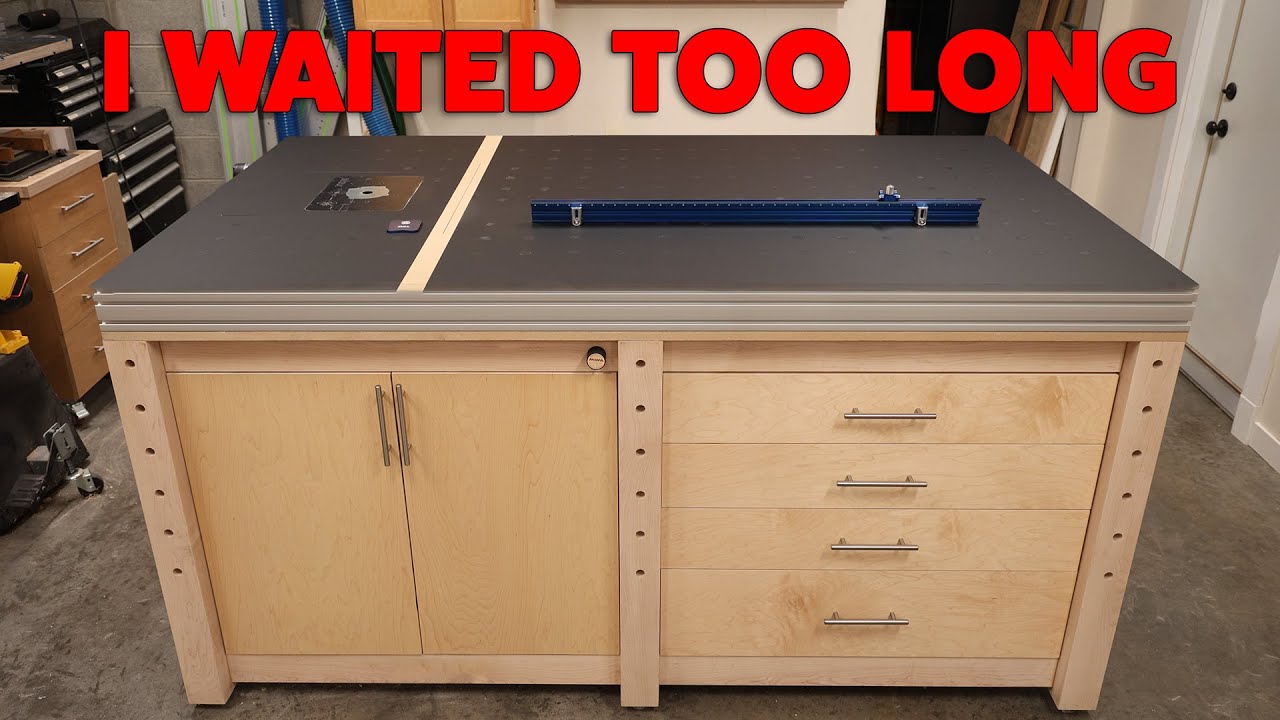 I built the ultimate workbench! 🛠️