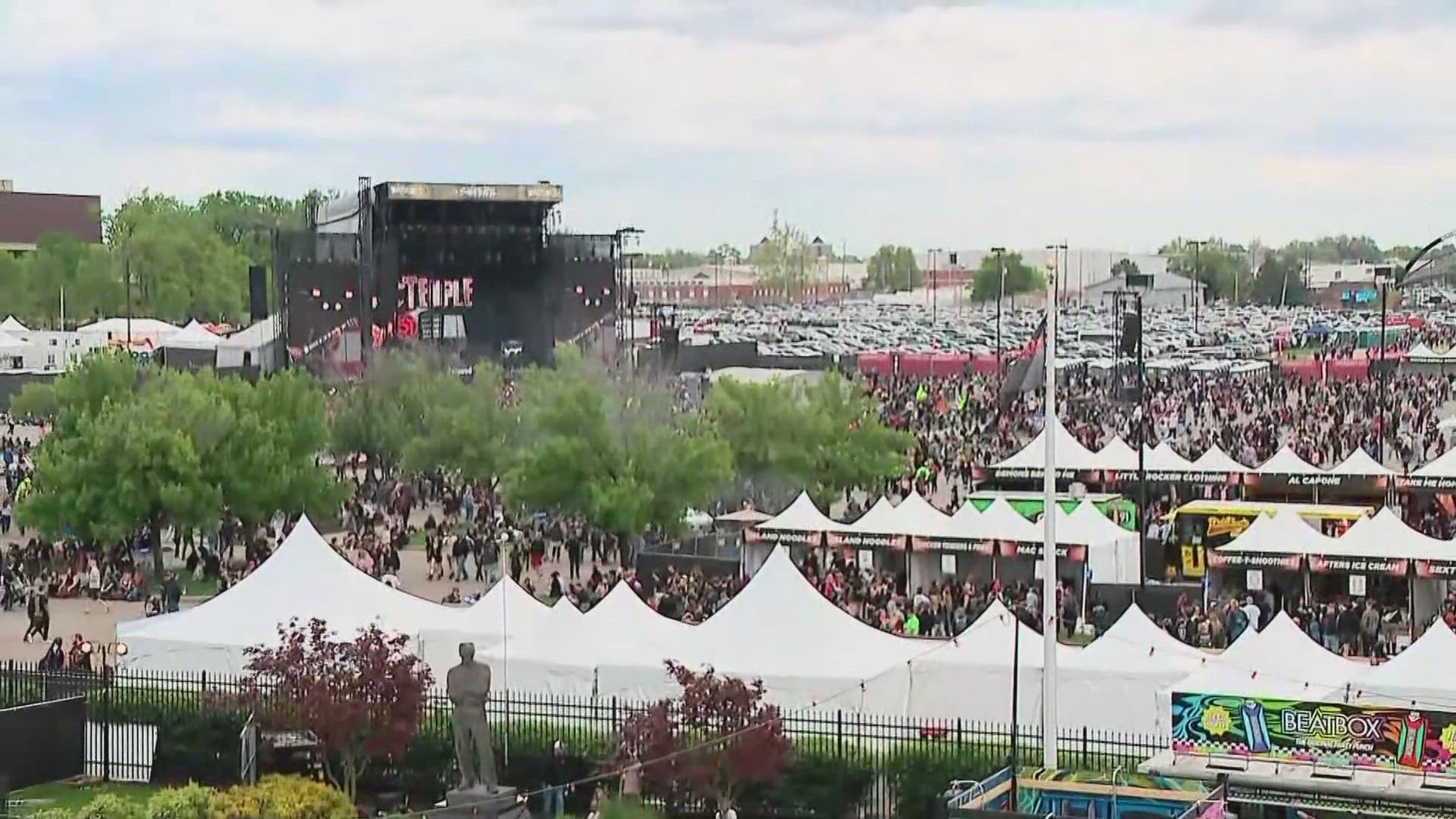 Sonic Temple music festival begins, leading to increased traffic in ...