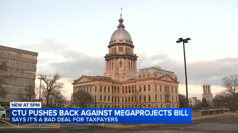 CTU says 'mega-projects' bill meant to keep Chicago Bears in Illinois a ...