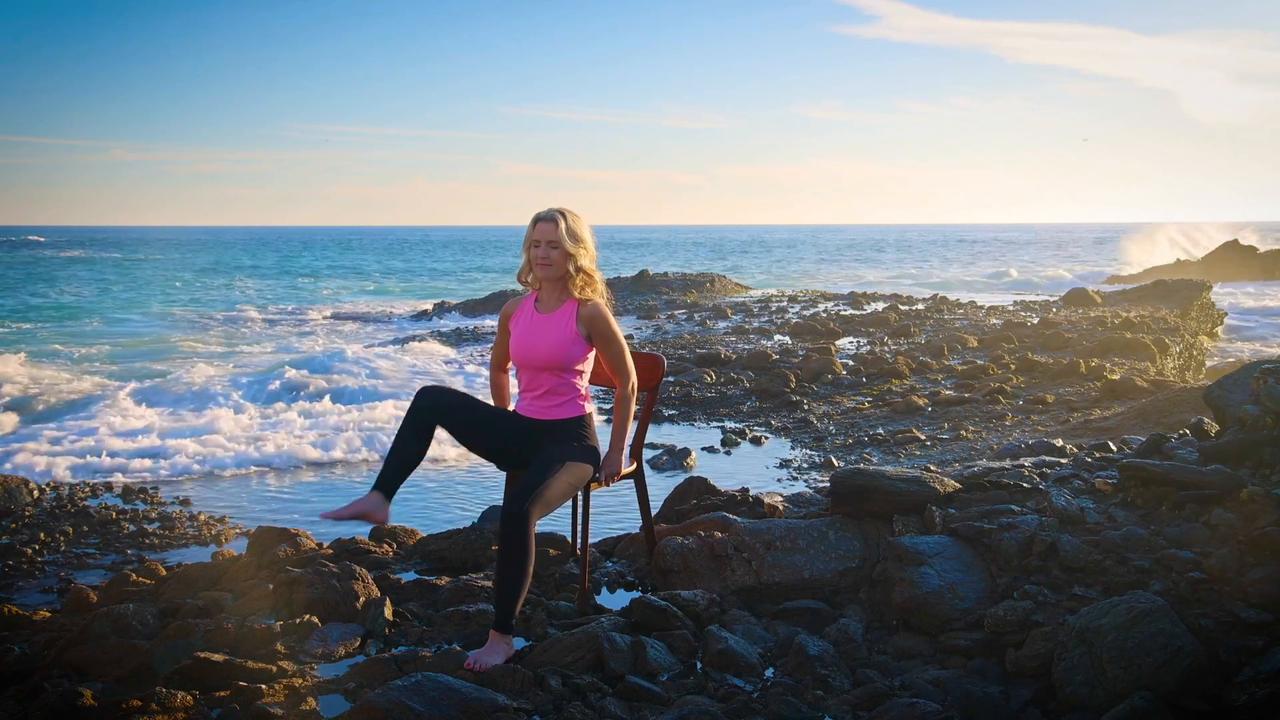 Chair yoga to improve mobility, strength & circulation