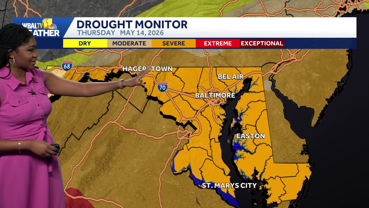 Weather talk: Entire Baltimore region under severe drought monitor