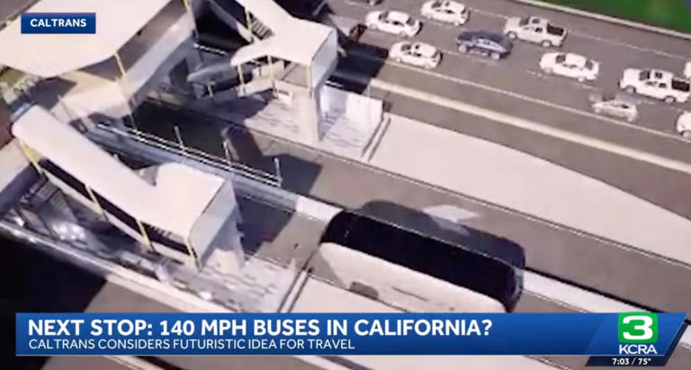 Could gigantic buses of the future traveling 140 mph fix California’s ...