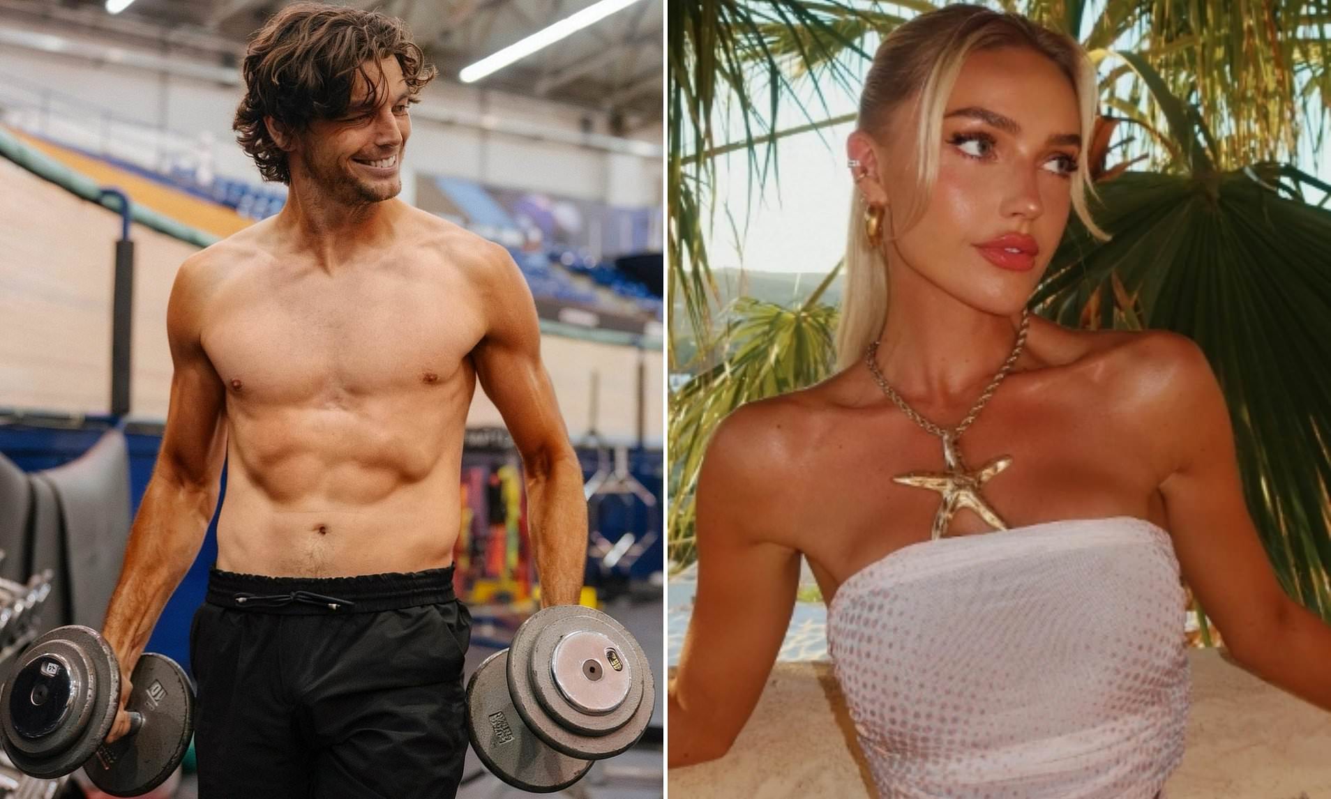 American tennis ace Taylor Fritz shows off his ripped physique in the ...