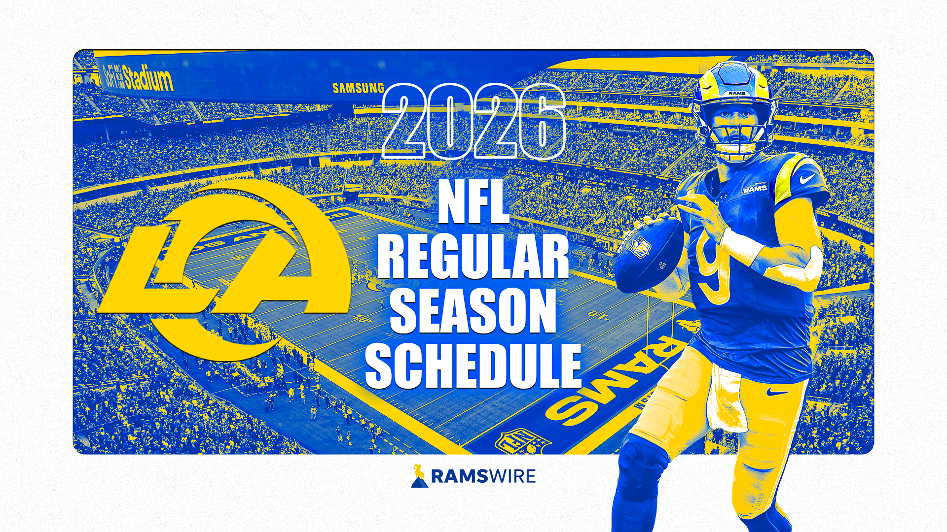 LA Rams 2026 schedule: Dates, times, TV channels for every game