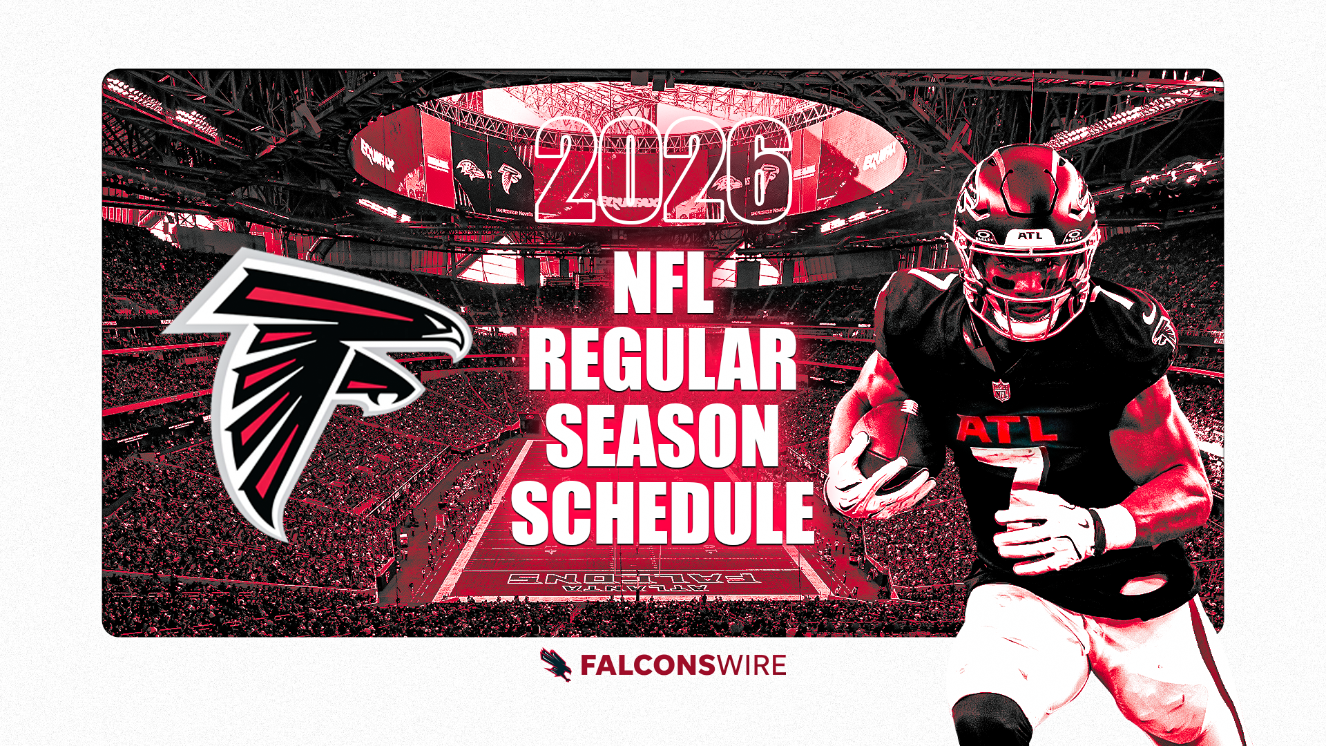 Atlanta Falcons release schedule for 2026 NFL regular season