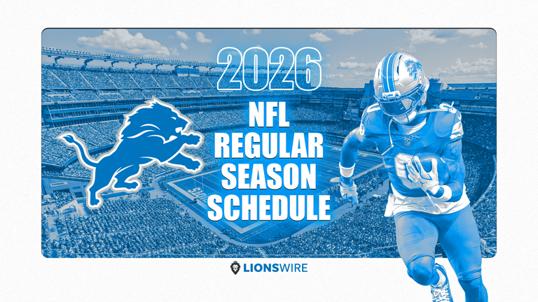 Lions 2026 NFL schedule release: Kickoff times, full slate set