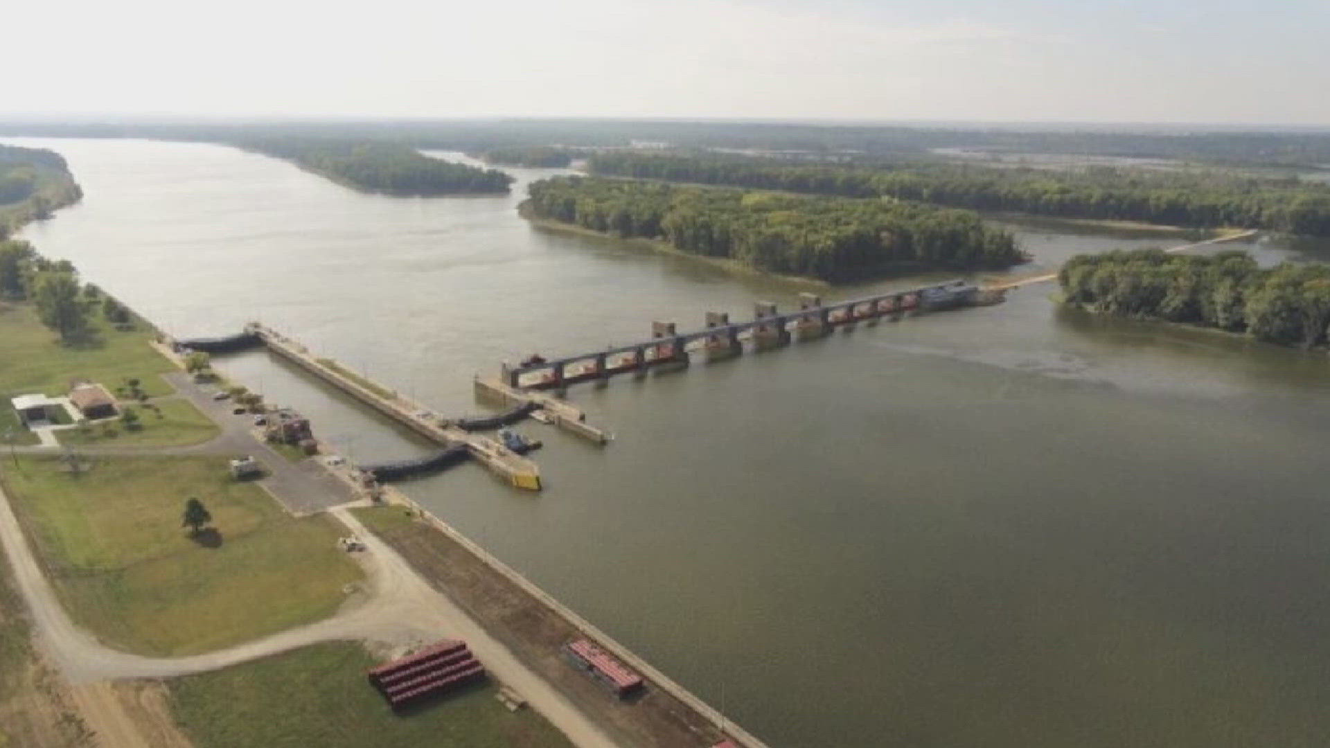 Several Mississippi River lock and dams are celebrating birthdays