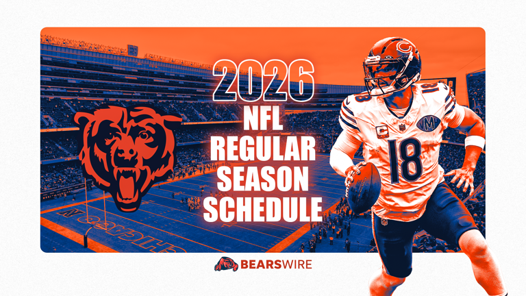 Chicago Bears 2026 schedule: Dates, times, TV channels for every game