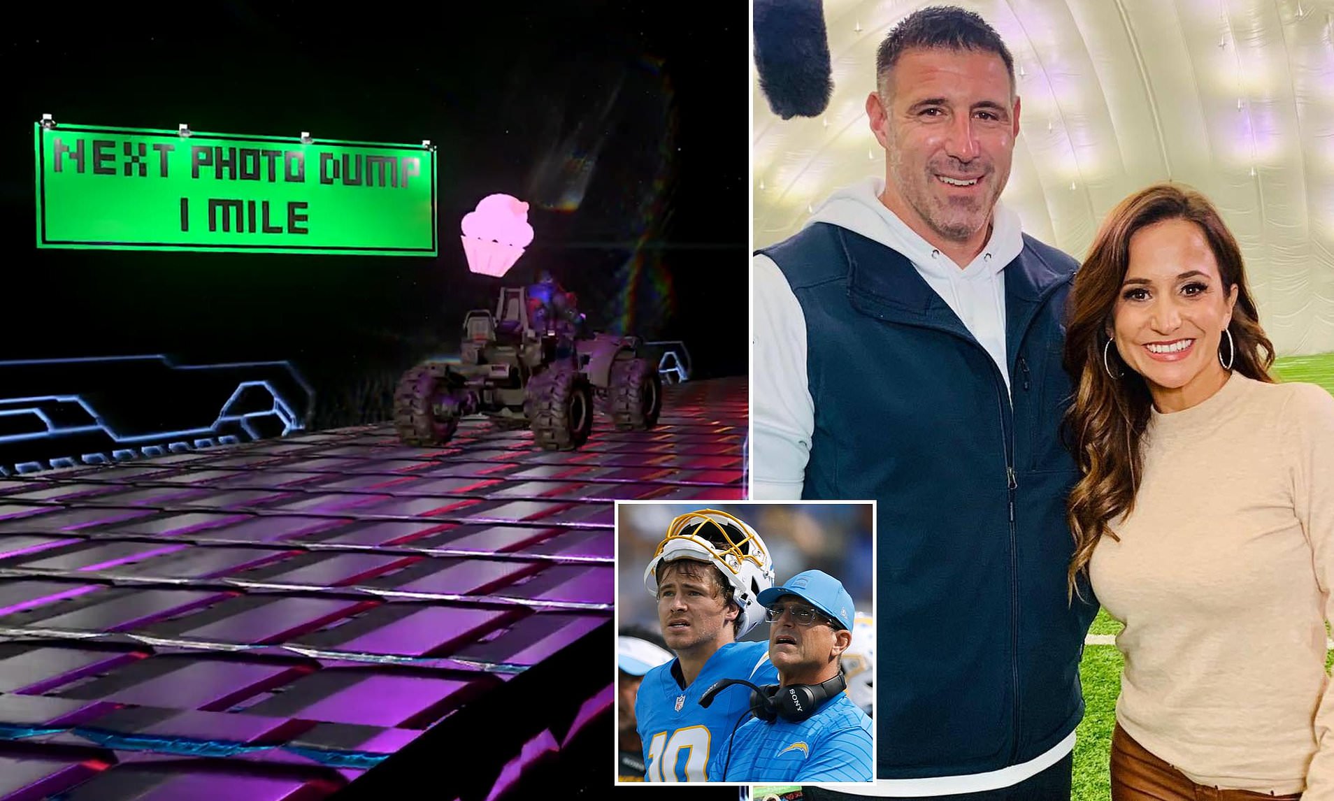 Mike Vrabel and Dianna Russini's affair scandal mocked by the Chargers ...