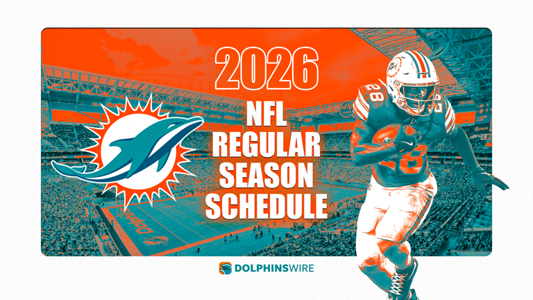 Miami Dolphins 2026 schedule: Dates, times for every game