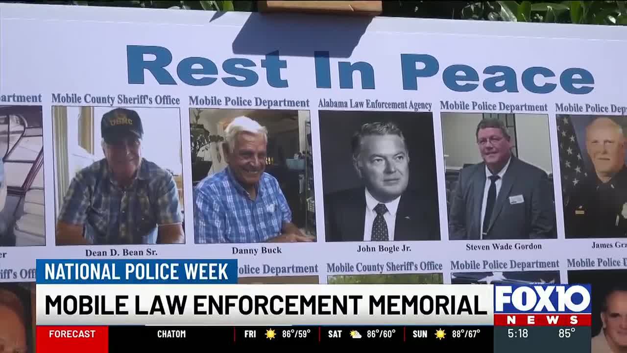 Mobile officers, fallen heroes honored during National Police Week ceremony