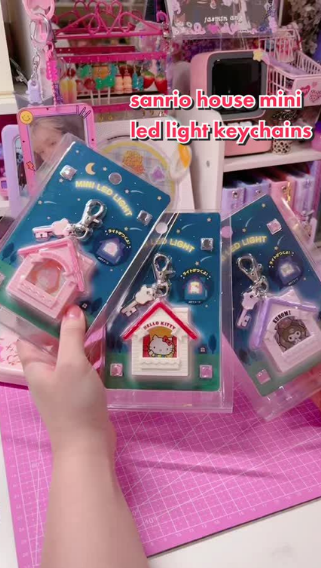 These Sanrio mini LED keychains are way too cute