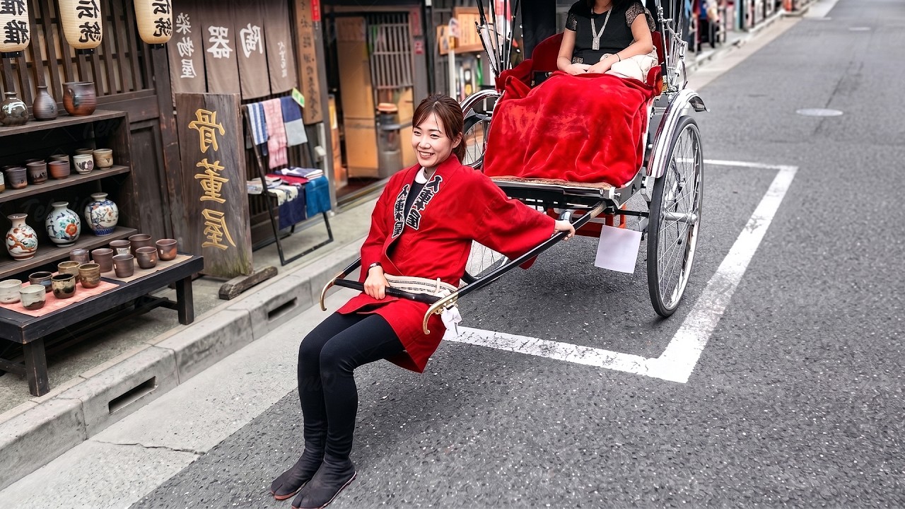 What it’s like being a female rickshaw puller in Japan