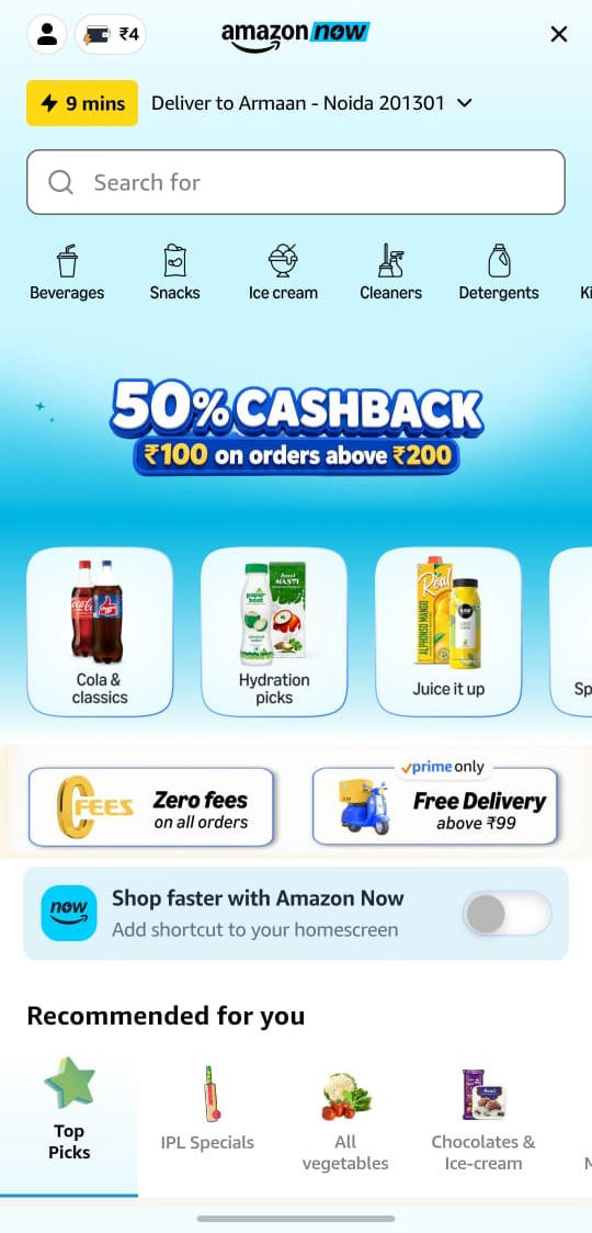 For real, Amazon now offers 50% cashback on every Rs 200 order as it ...