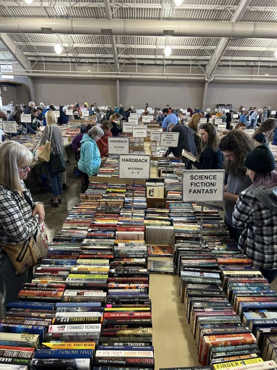 Book lovers rejoice: YWRC’s sale offers 800 tables of books and more