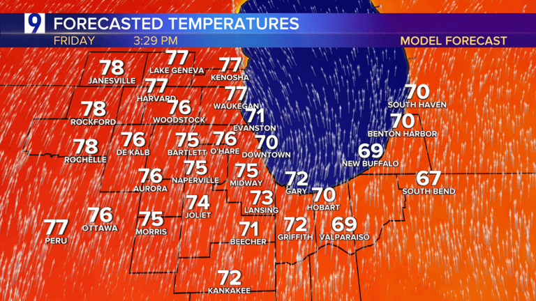 Friday: Temperatures to break above 70 degrees for only the 4th time ...