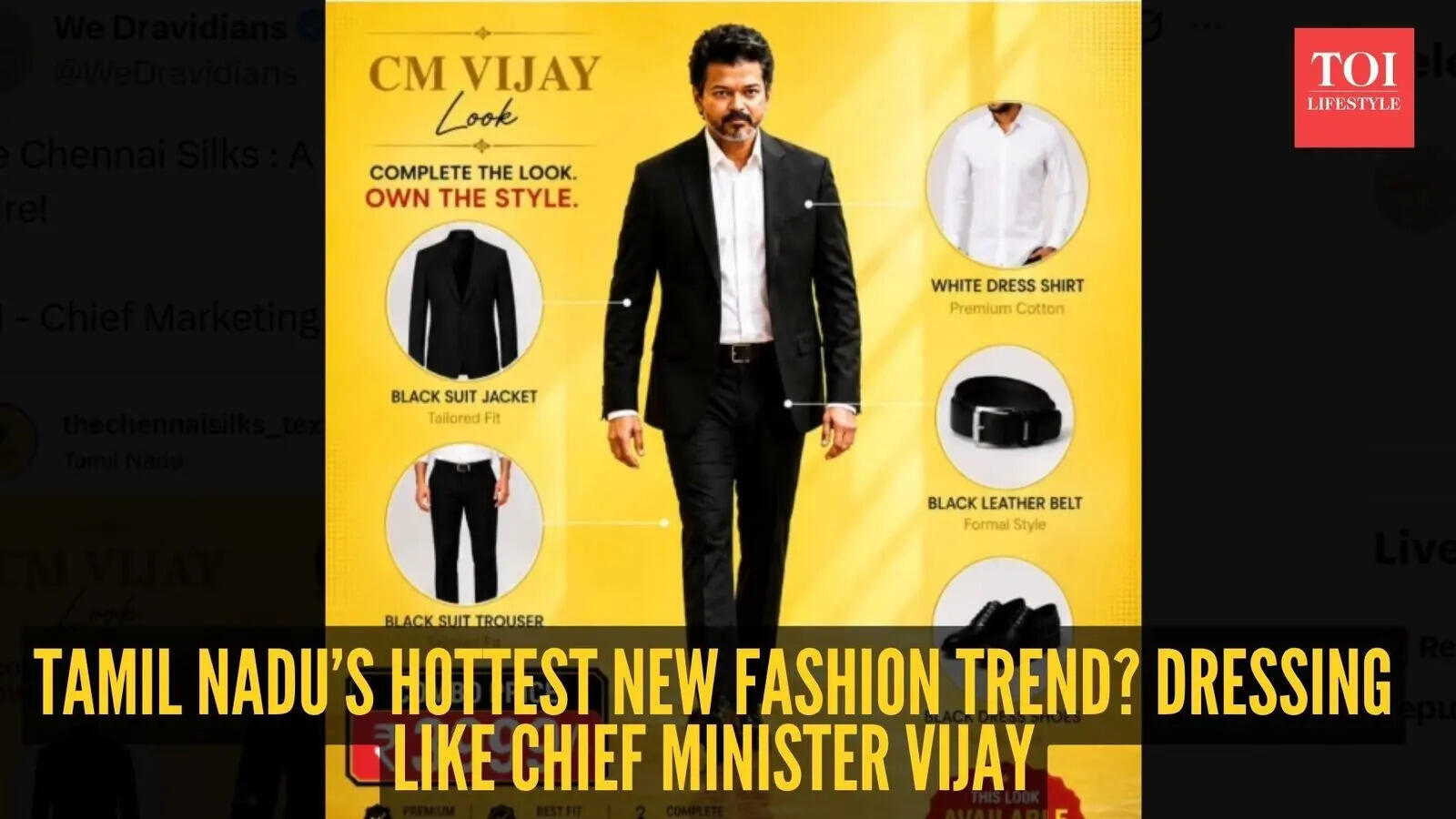 Vijay’s ‘Chief Minister style’ is going viral - This Tamil Nadu store ...