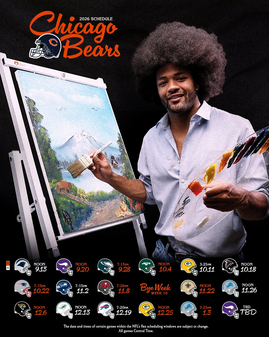 NFL schedules: Chicago Bears to play Detroit Lions on Thanksgiving ...