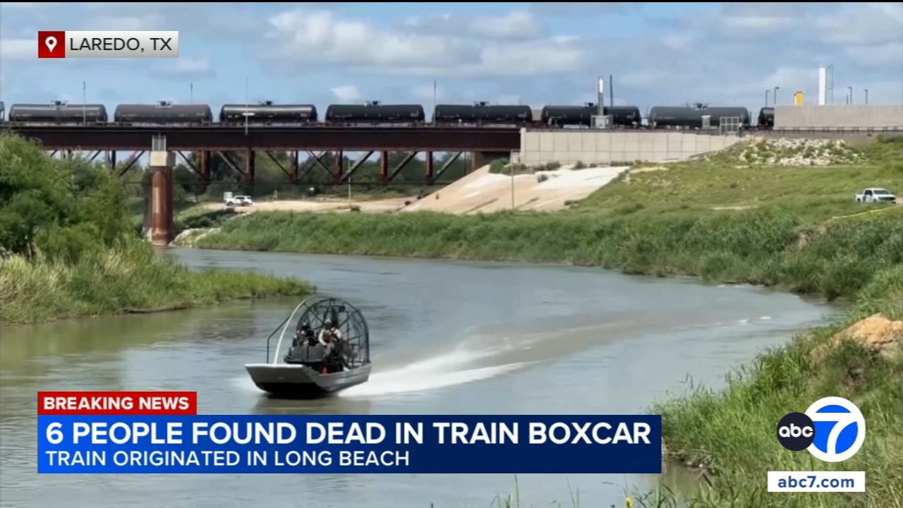 Train boxcar where 6 people found dead in Texas departed from Long ...