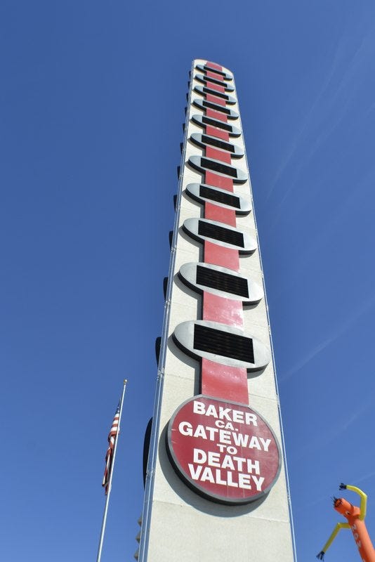 World’s tallest thermometer in Baker hits the market for $1.85 million