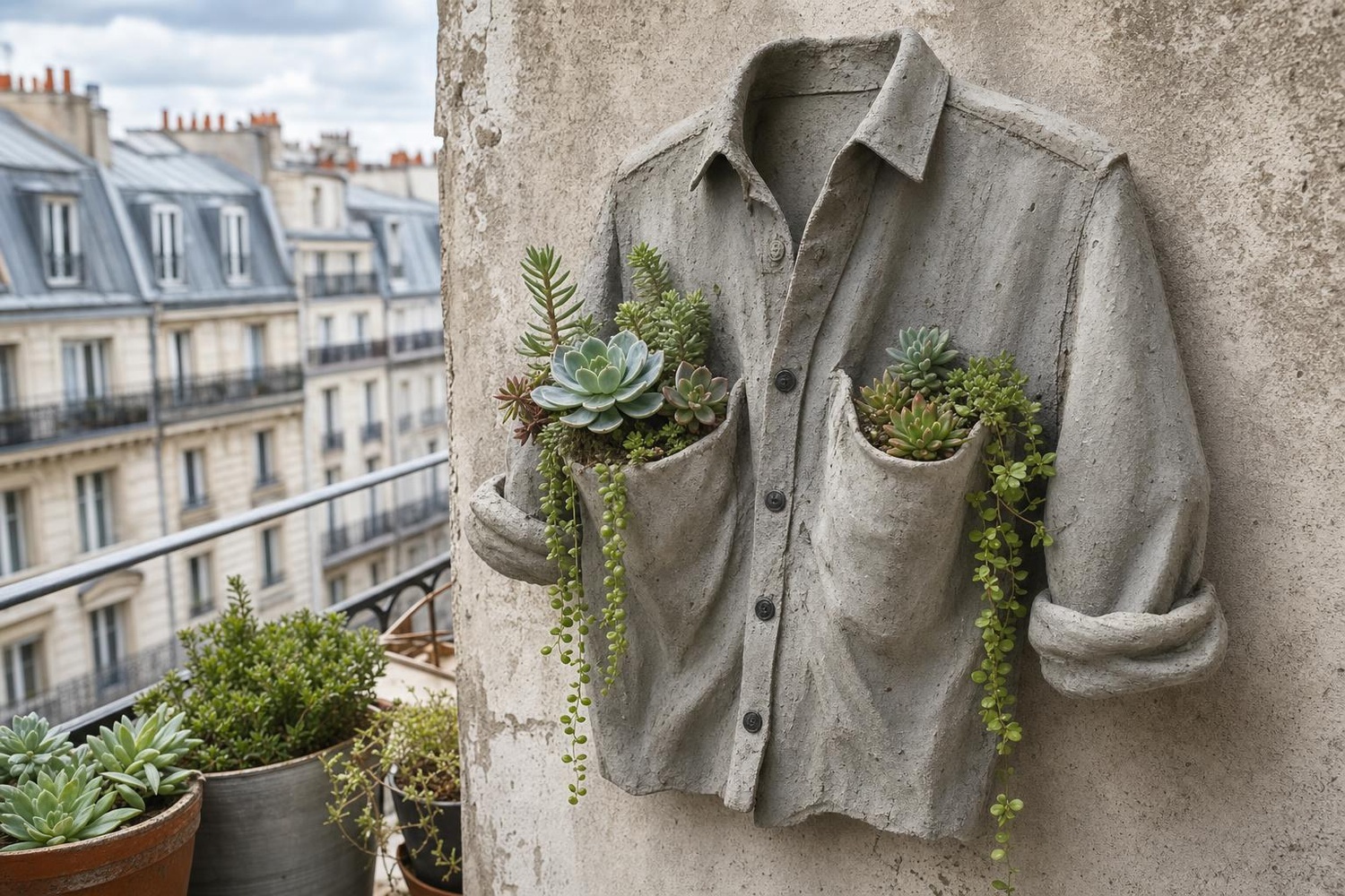 Fini la poubelle : cette vieille chemise devient un mini jardin ...