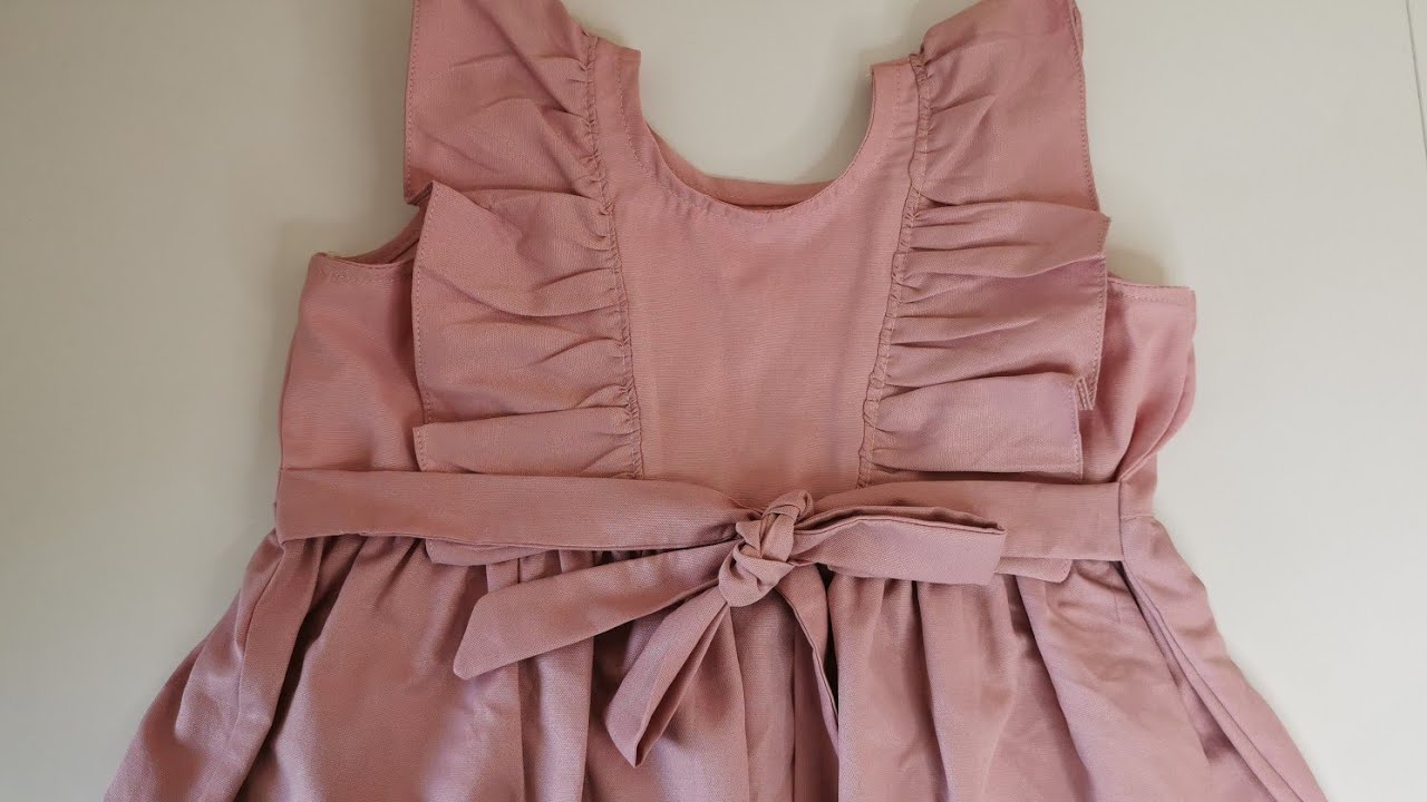Sew a practical patternless children's dress easily