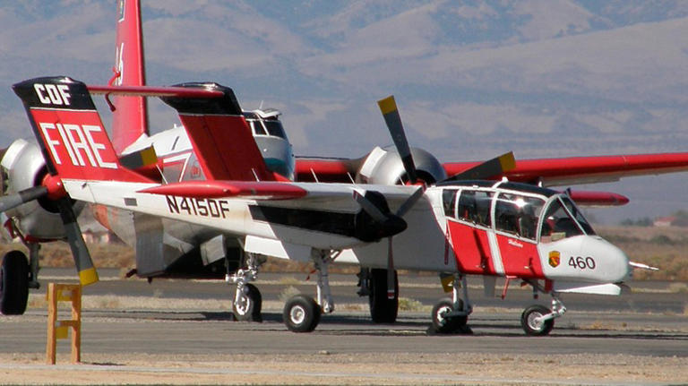 How many gallons of water does a firefighting plane hold?