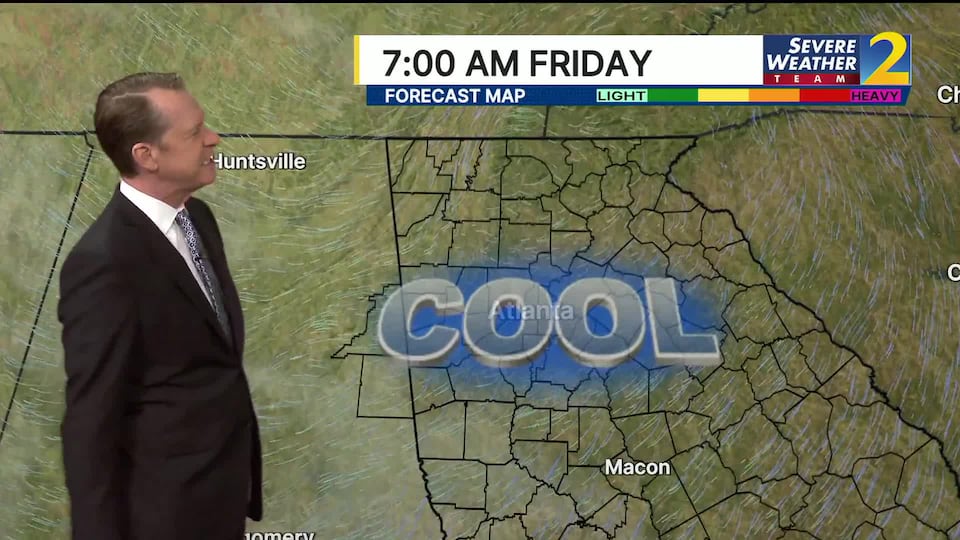 Cool start to Friday, mostly sunny