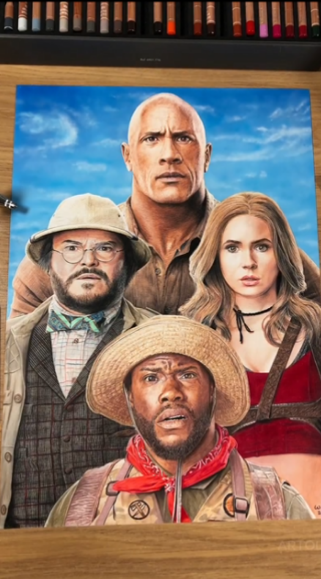 Jumanji the next level fan art reveal