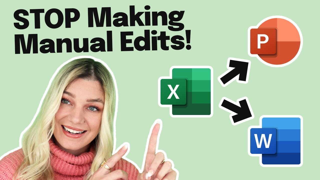 How to make Excel talk to Word & PowerPoint (never manually update data ...