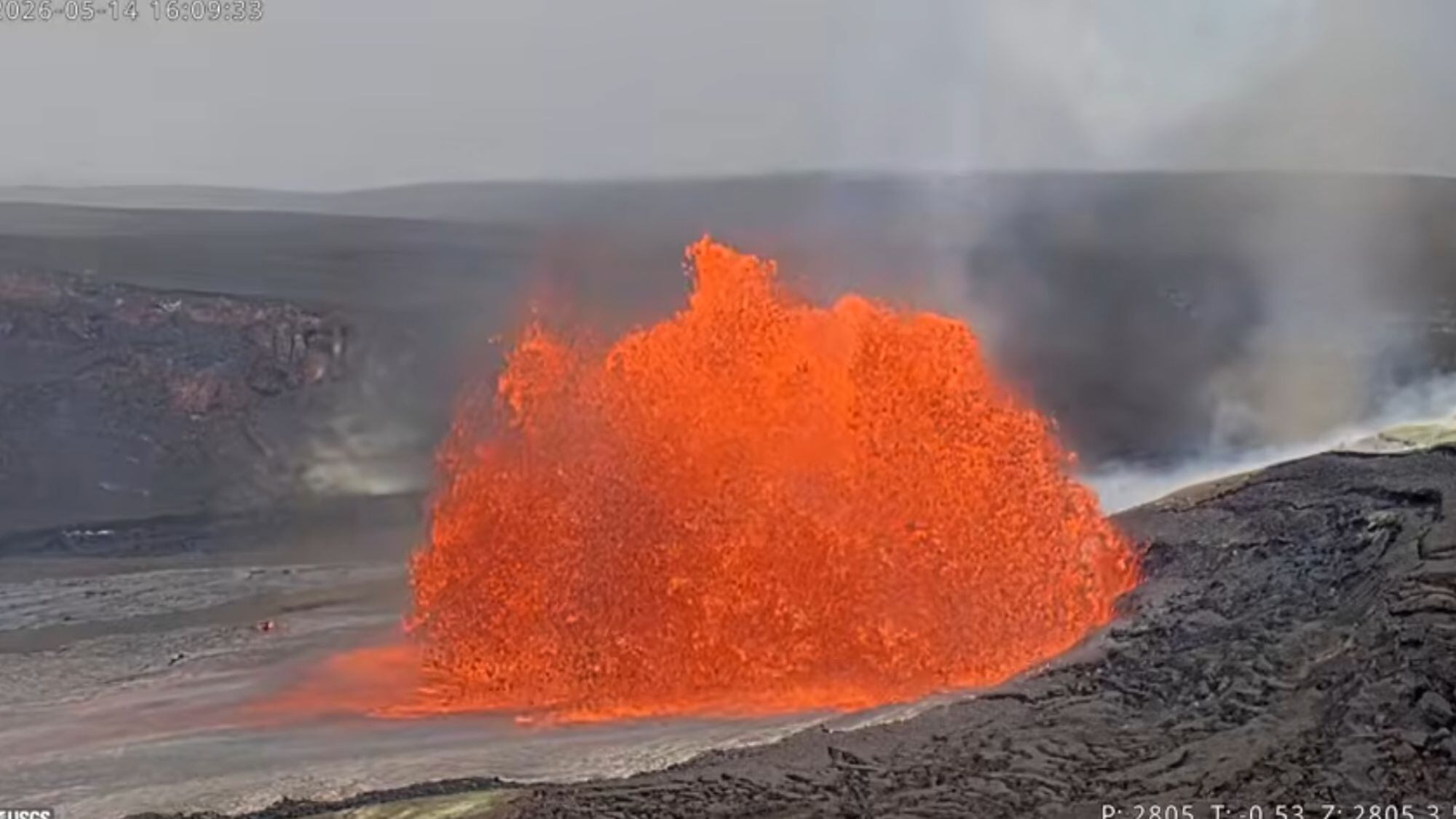 Episode 47 of Kilauea fountaining begins