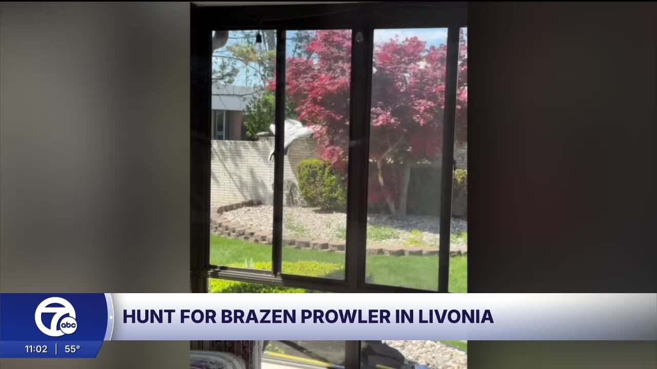 Hunt for a brazen prowler in Livonia