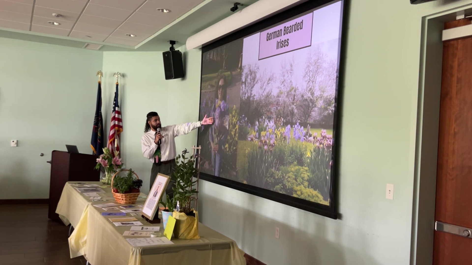 Newswatch 16's Jeremy Lewan speaks at the Garden Club of Montrose