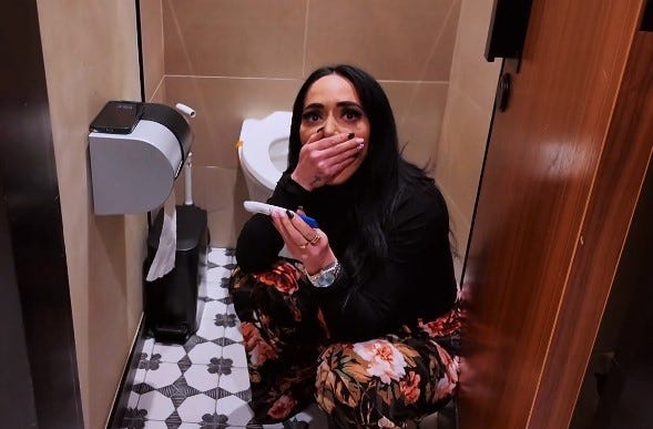 Has Angelina found baby happiness on 'Jersey Shore Family Vacation'?