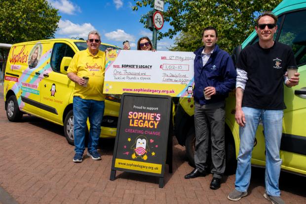 Coffee van and ferry company raise more than £1,000 for charity